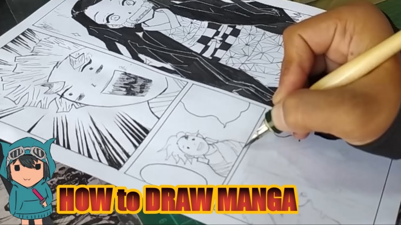 How to DRAW MANGA !! Draw Use G - Pen - YouTube