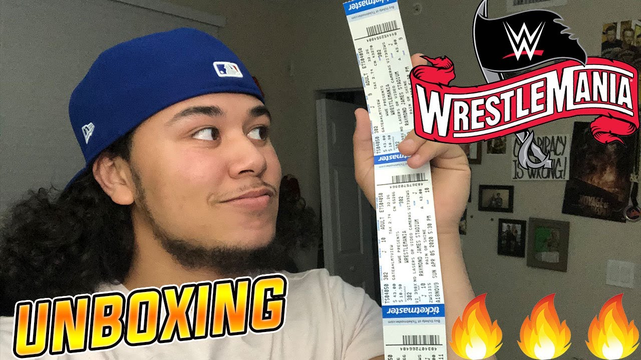 WWE WrestleMania 36 Ticket Unboxing 2020 - YouTube