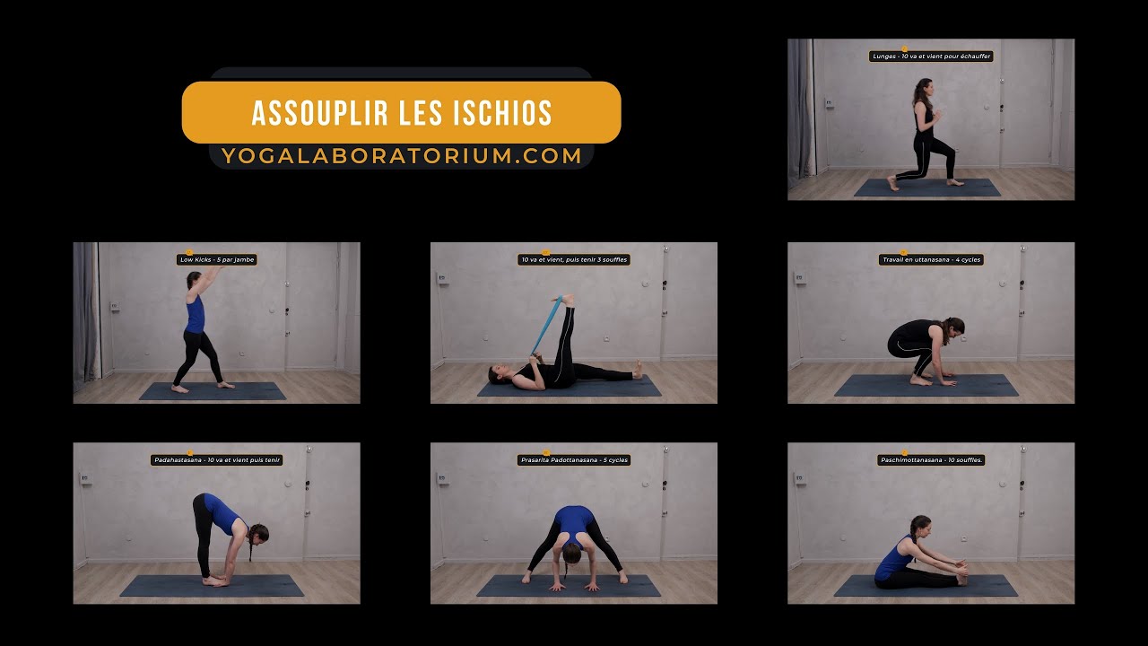 Pratique de Yoga pour assouplir les ischios - YouTube