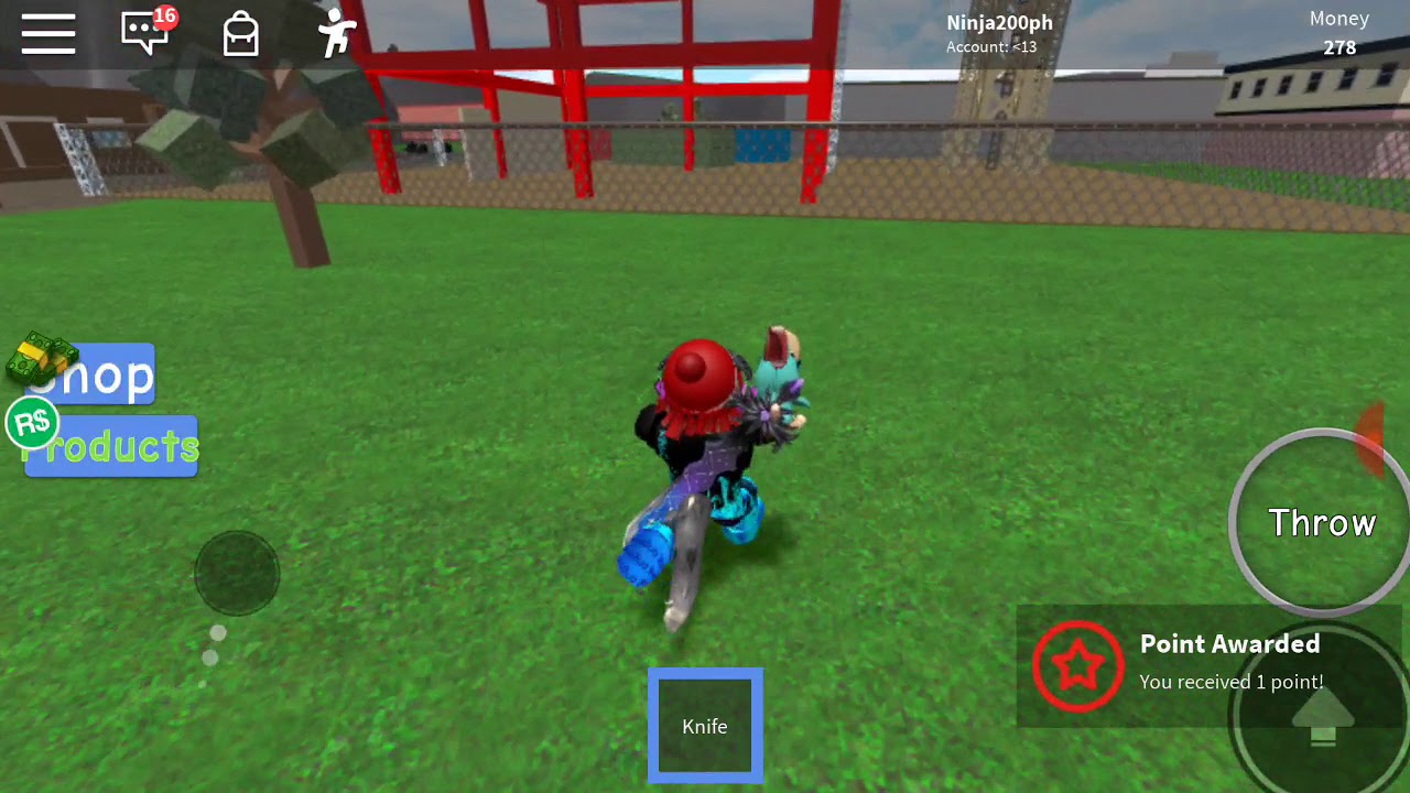 EPIC SHOTS playing knife simulator in roblox - YouTube