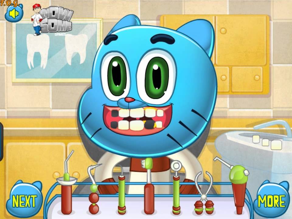 Gumball Tooth Problems (Гамбол лечит зубы) - YouTube