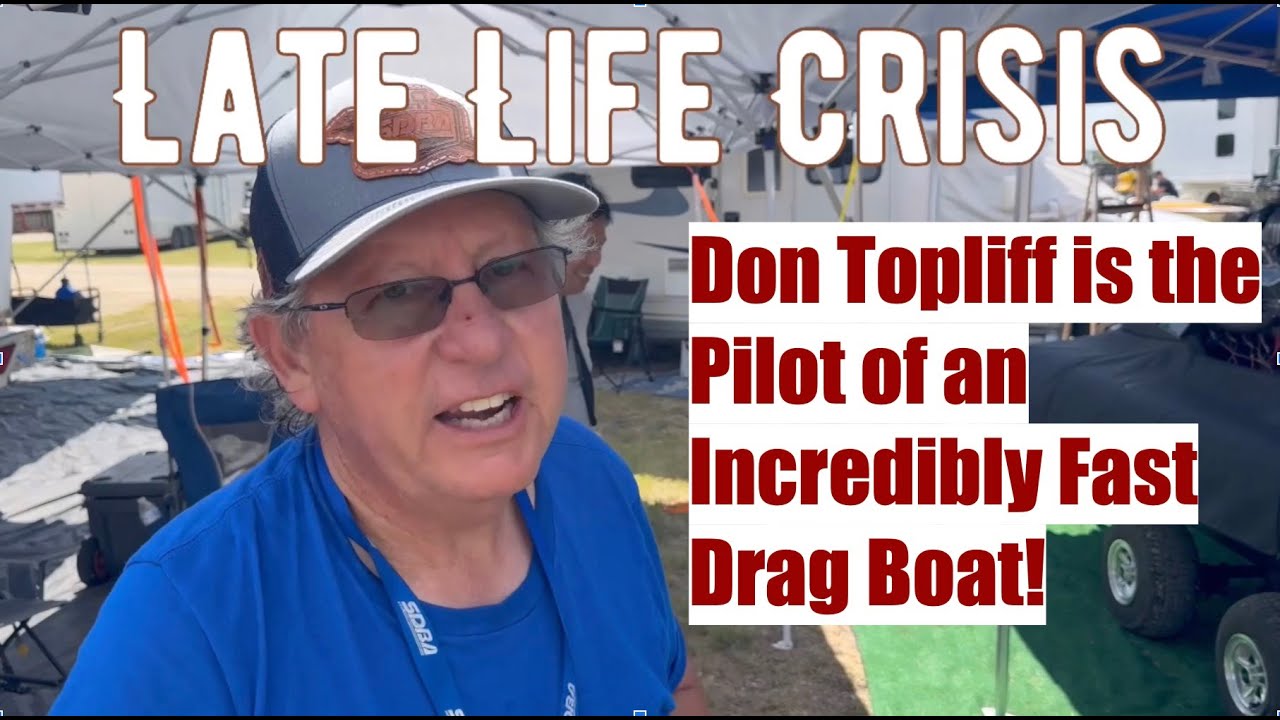 71-Year-Old Don Topliff Pilot's a Drag Boat! #dragboatracing # ...