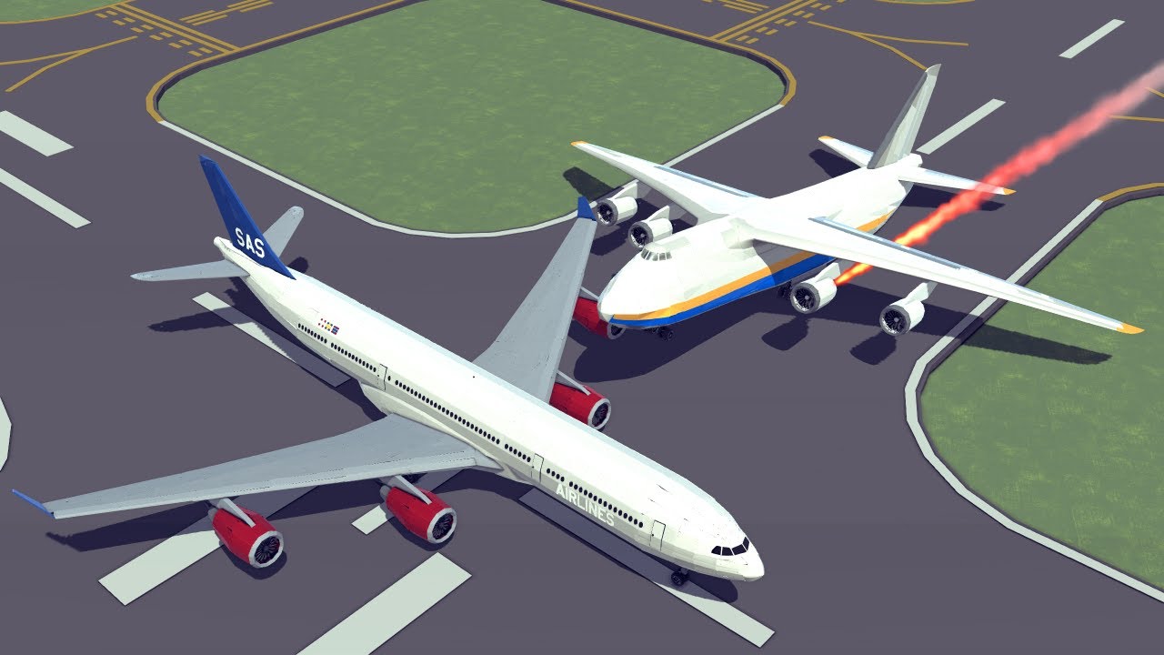 Runway Collisions & Airport Accidents #1 | Besiege - YouTube