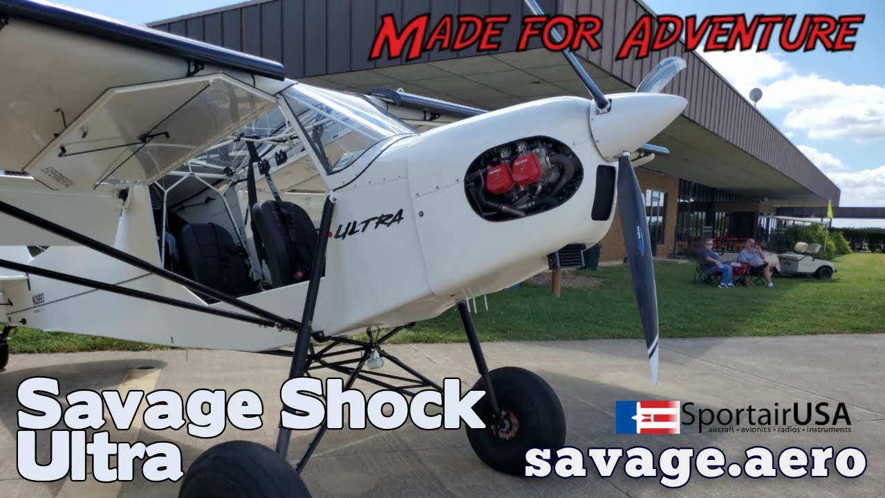 Savage Shock Ultra, Light Sport Aircraft, Savage Aircraft, SportAir USA ...
