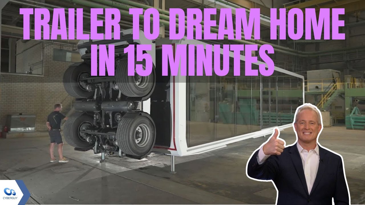 Luxury glass trailer unfolds into a spacious home in just 15 minutes ...