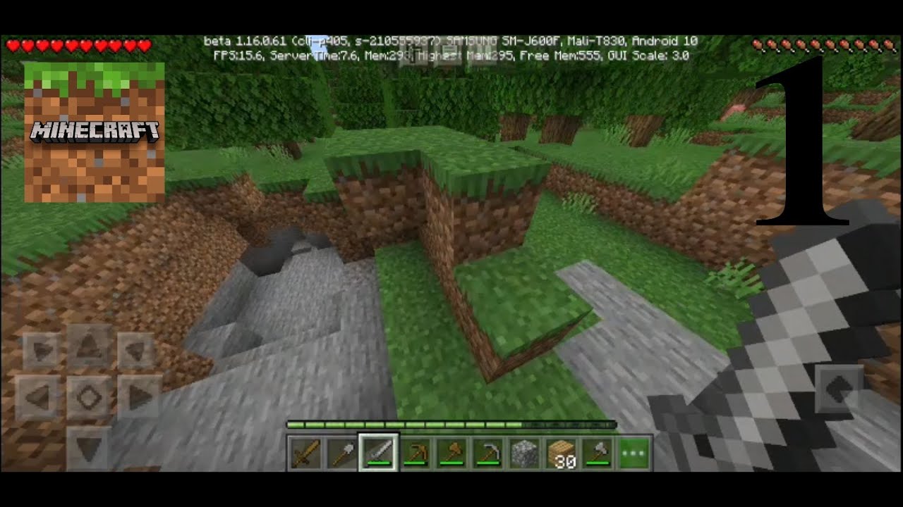 Let's Play: Minecraft Survival Part 1 (Gameplay) - YouTube