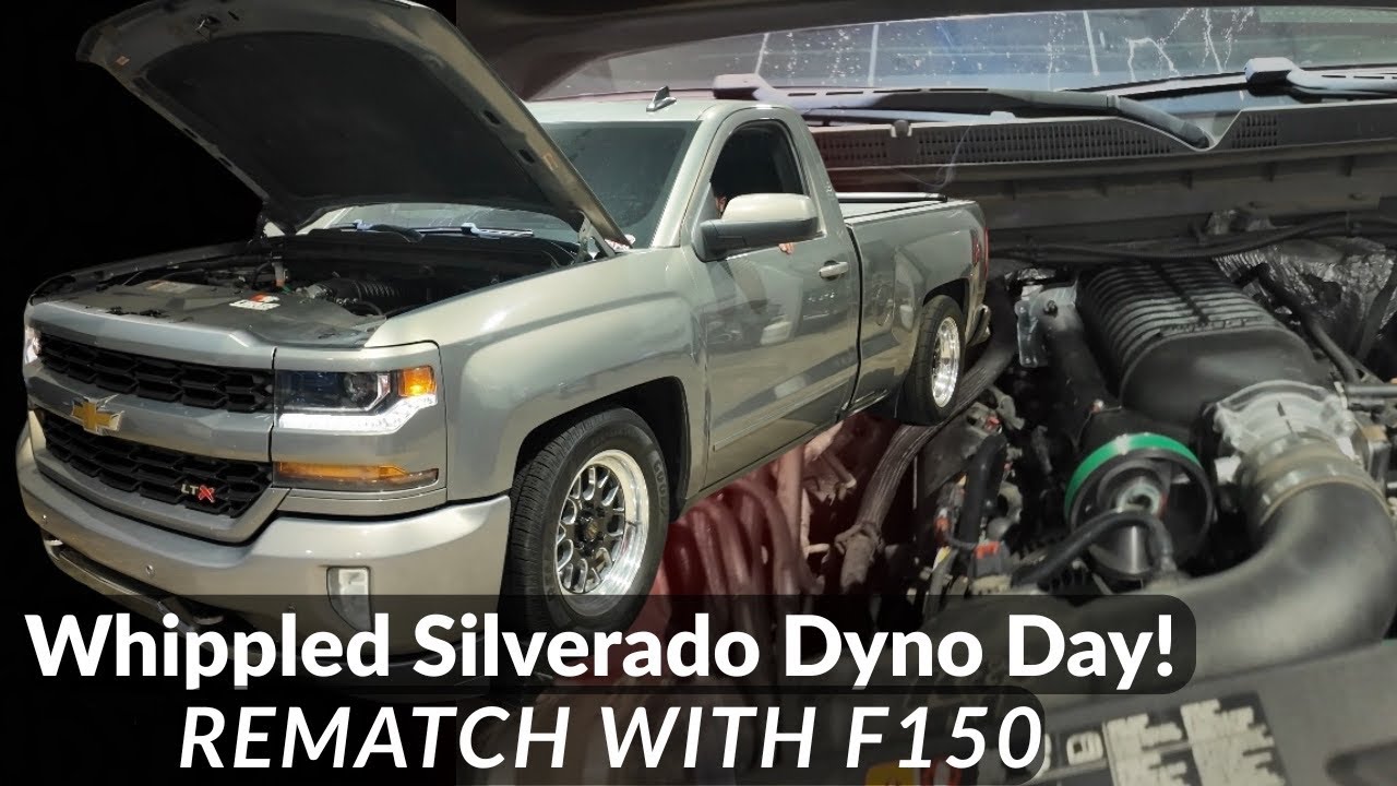 Whippled Silverado Dyno Day! | Rematch with F150 - YouTube