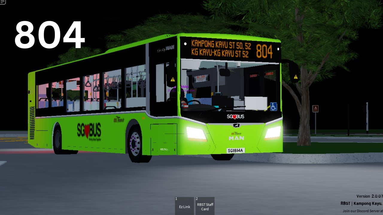[RBST] Service 804 Feeder Service Roblox Kampong Kayu MAN A22 Euro 6 ...