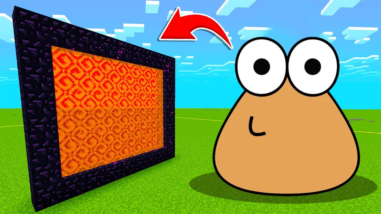 How To Make A Portal To The POU'S REVENGE Dimension In Minecraft - YouTube