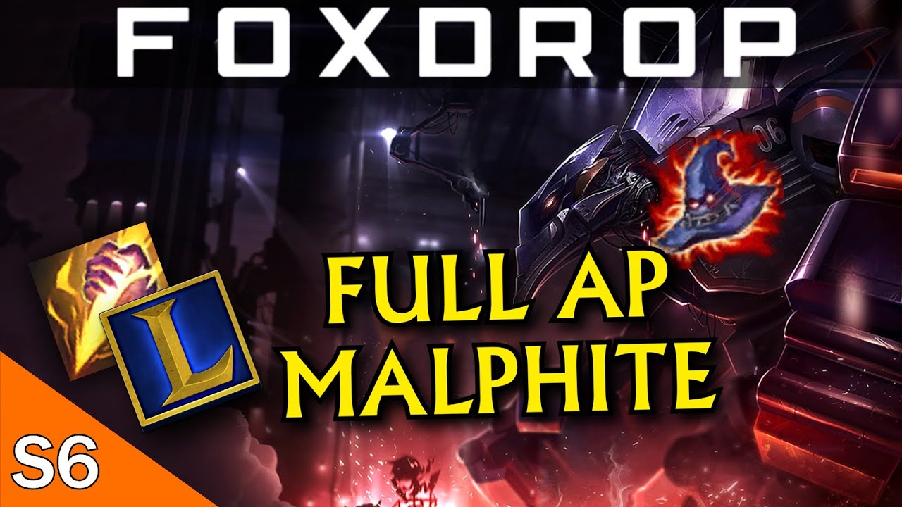 [Season 6] Full AP Malphite Jungle Gameplay - League of Legends - YouTube