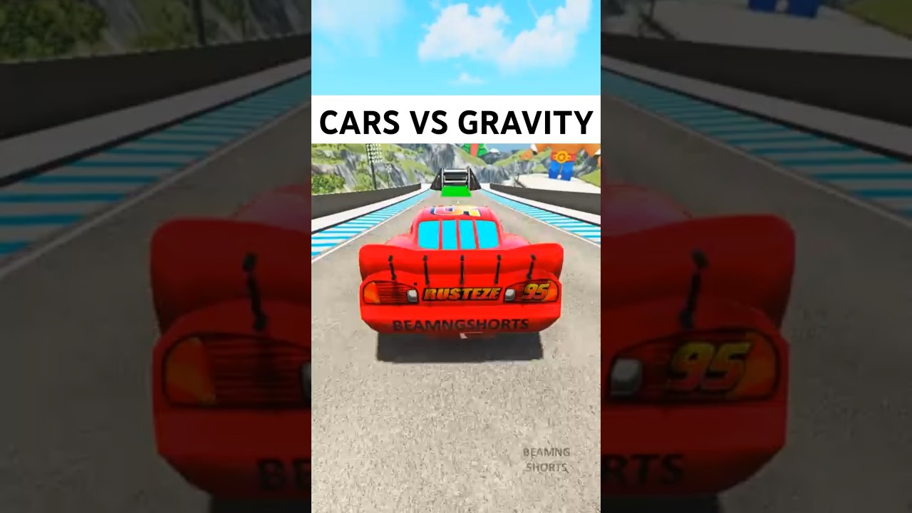 Cars vs Gravity 😂 #shorts - YouTube