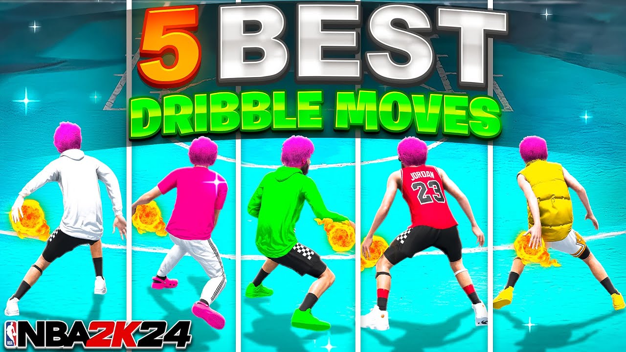 5 ADVANCED DRIBBLE MOVES to become a PRO DRIBBLER on NBA 2K24 - YouTube