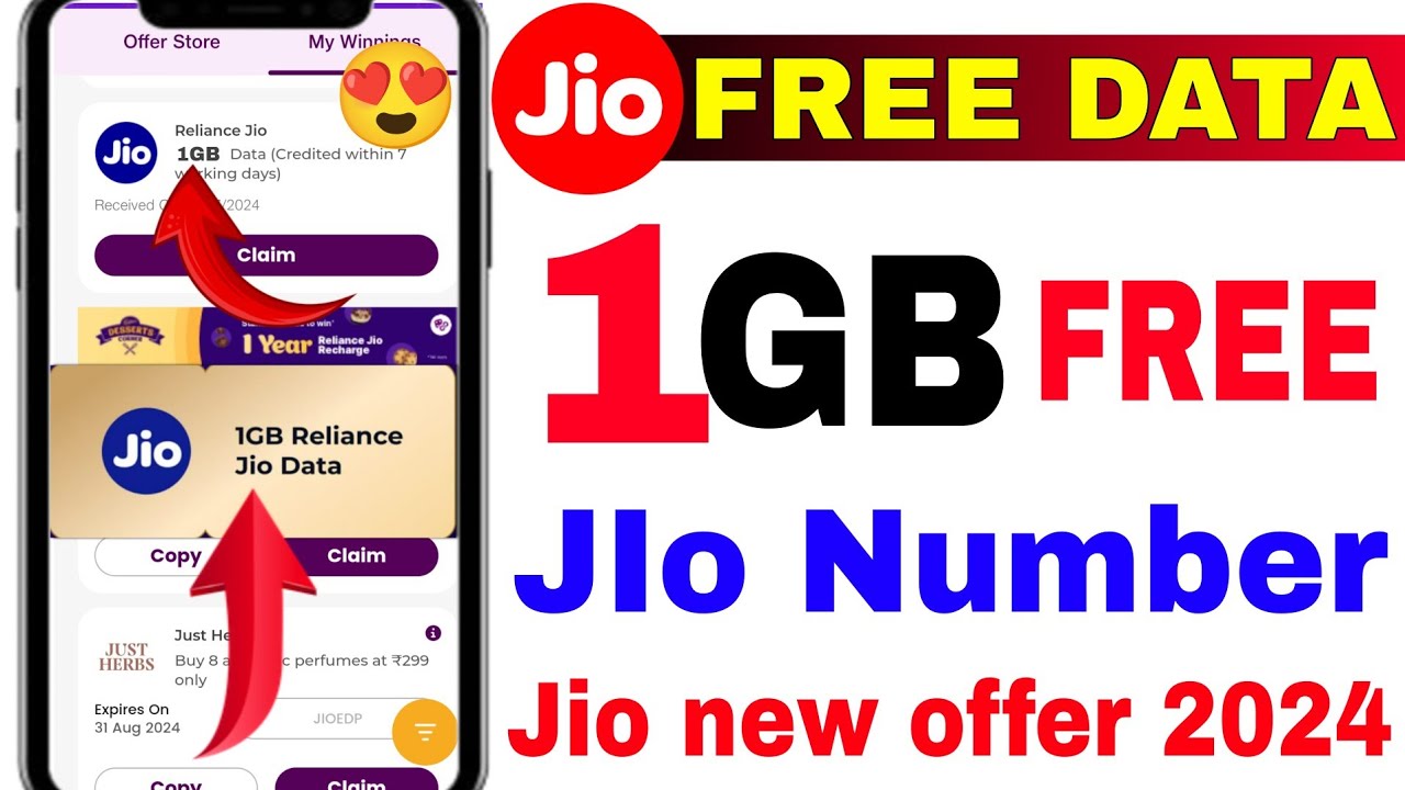 Jio 1GB free data offer today | jio independence day 1GB free data ...