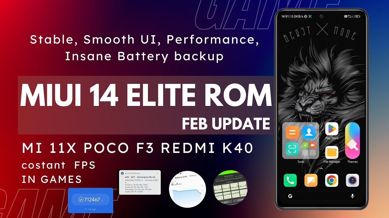 Miui 14 Feb Security Patch Ft: Elite Rom | Performanace, Battery Backup ...