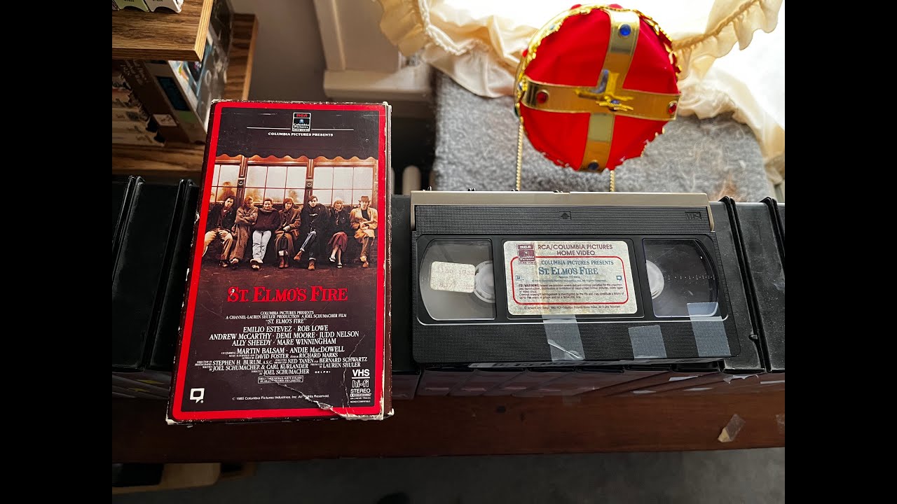 10 Minute WSOD At The End Of St. Elmo's Fire 1985 (1986 Reprint) VHS ...