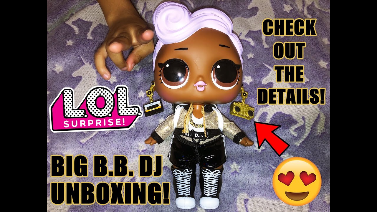 LOL Surprise BIG BB DJ Doll Unboxing! Outfits, Jewelry, Recording Set ...