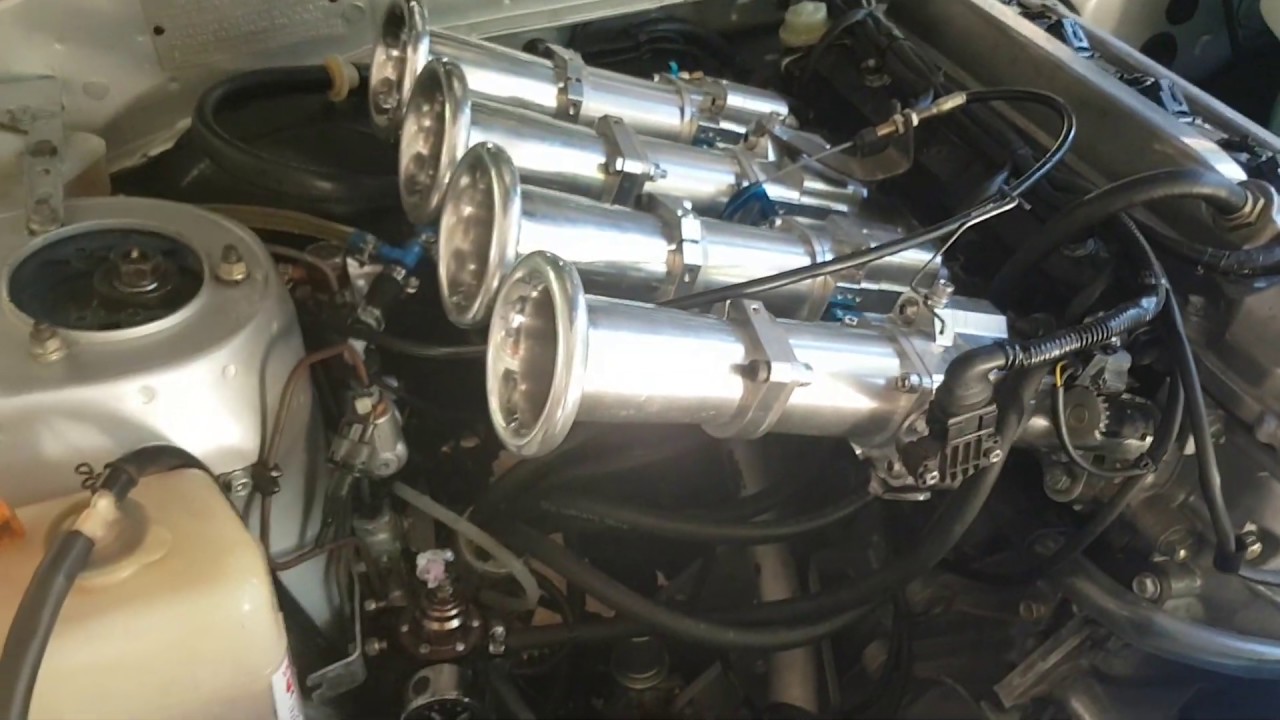 2AZFE Engine RWD with RHD Engineering ITB kit. - YouTube