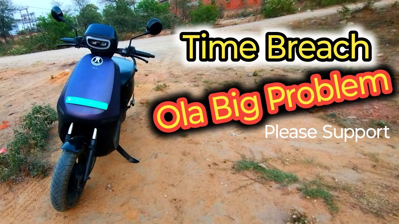 Ola EV Scooter time breach problem | how to update ola | Battery drain ...