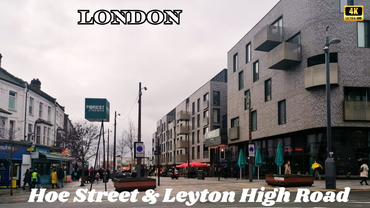 Hoe Street Walk To Leyton High Road | East London Walking Tour ...