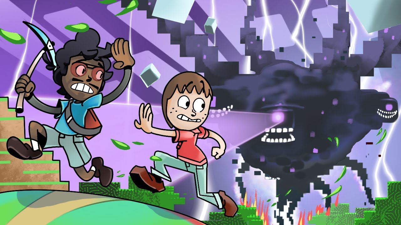 We Fought the Wither Storm in Minecraft - YouTube