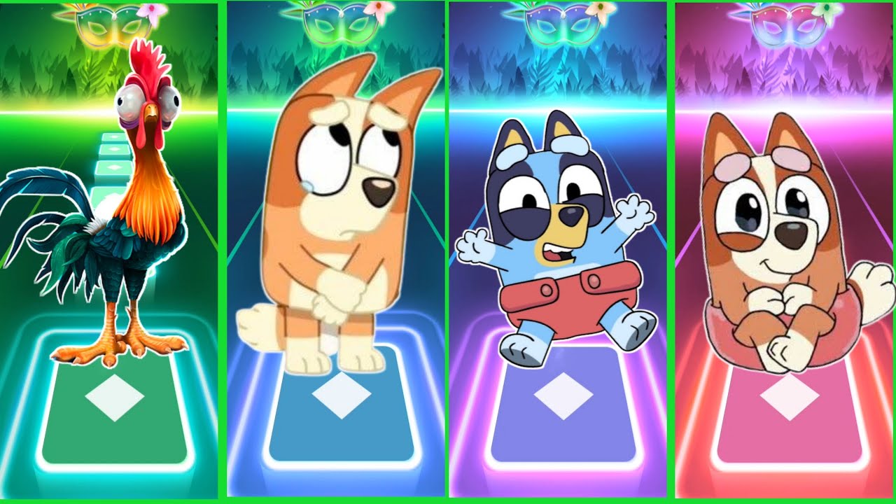 Bluey Bingo Crying Vs Bingo Baby Bluey | Freeze Dance Brain Break | The ...