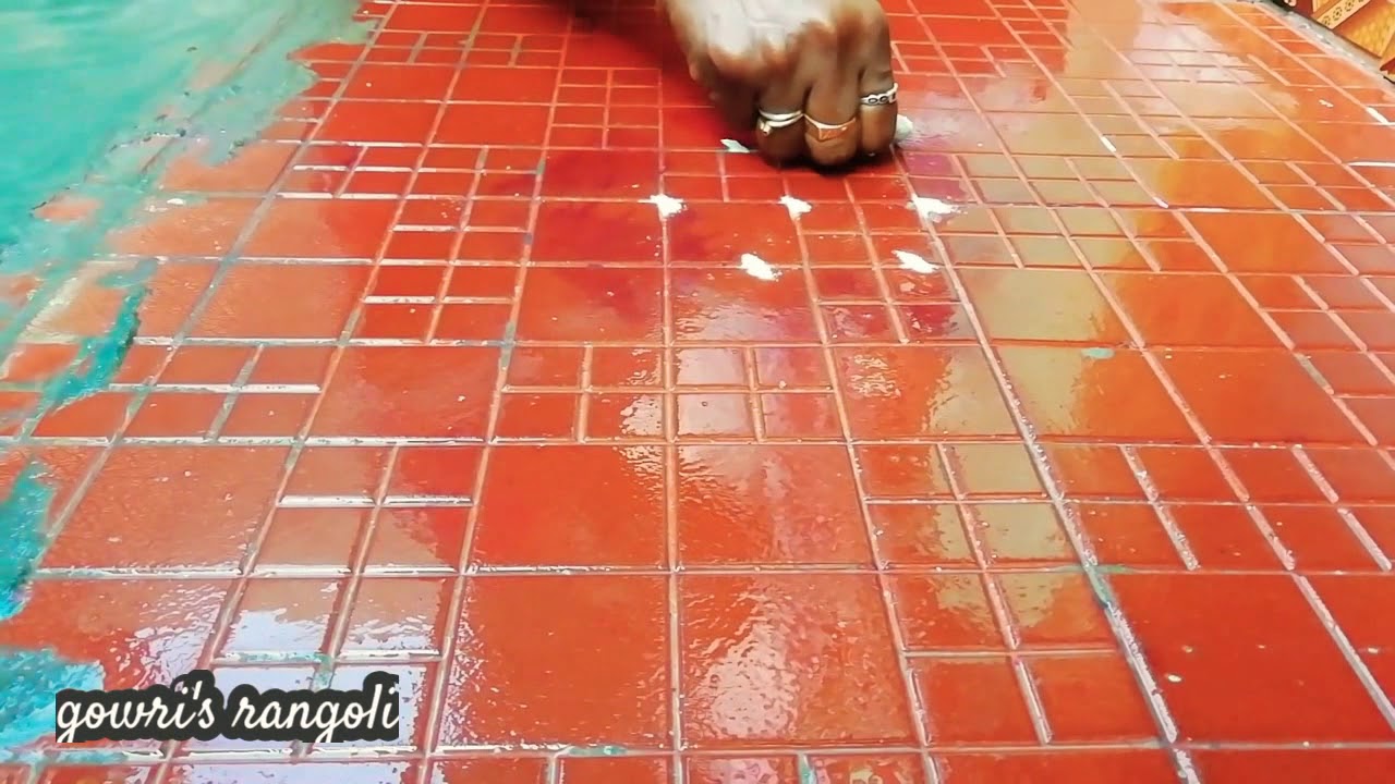 Sanku kolam//சங்கு கோலம் - YouTube