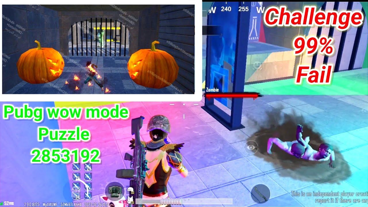 Puzzle Mode | Pubg Wow Mode Code 2853192 | Wow mode in bgmi? - YouTube