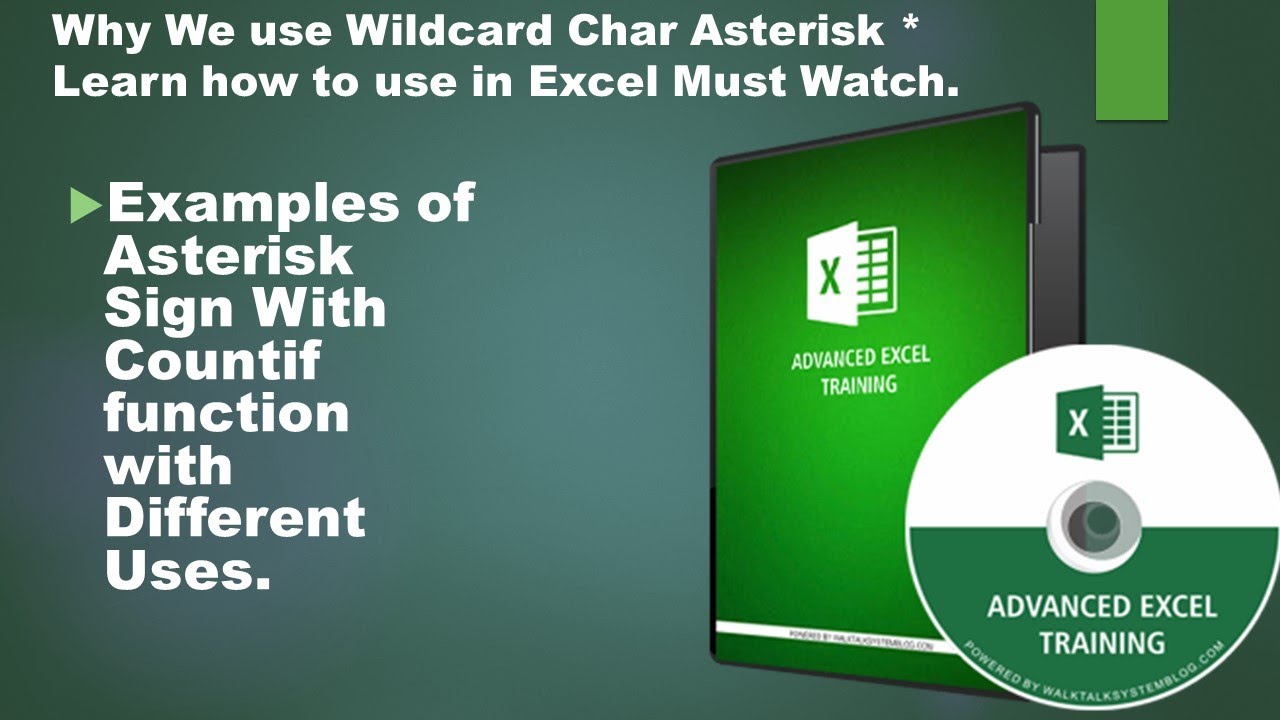 MS Excel Class 7 Why We Use Of Wildcard Char Must Watch This Video MS Excel Class 7 Why We Use Of Wildcard Char Must Watch This Video