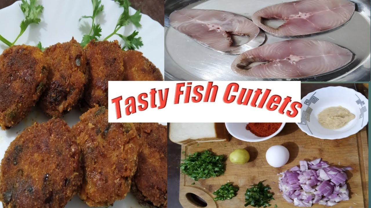 Simple and Tasty king Fish Cutlets - YouTube