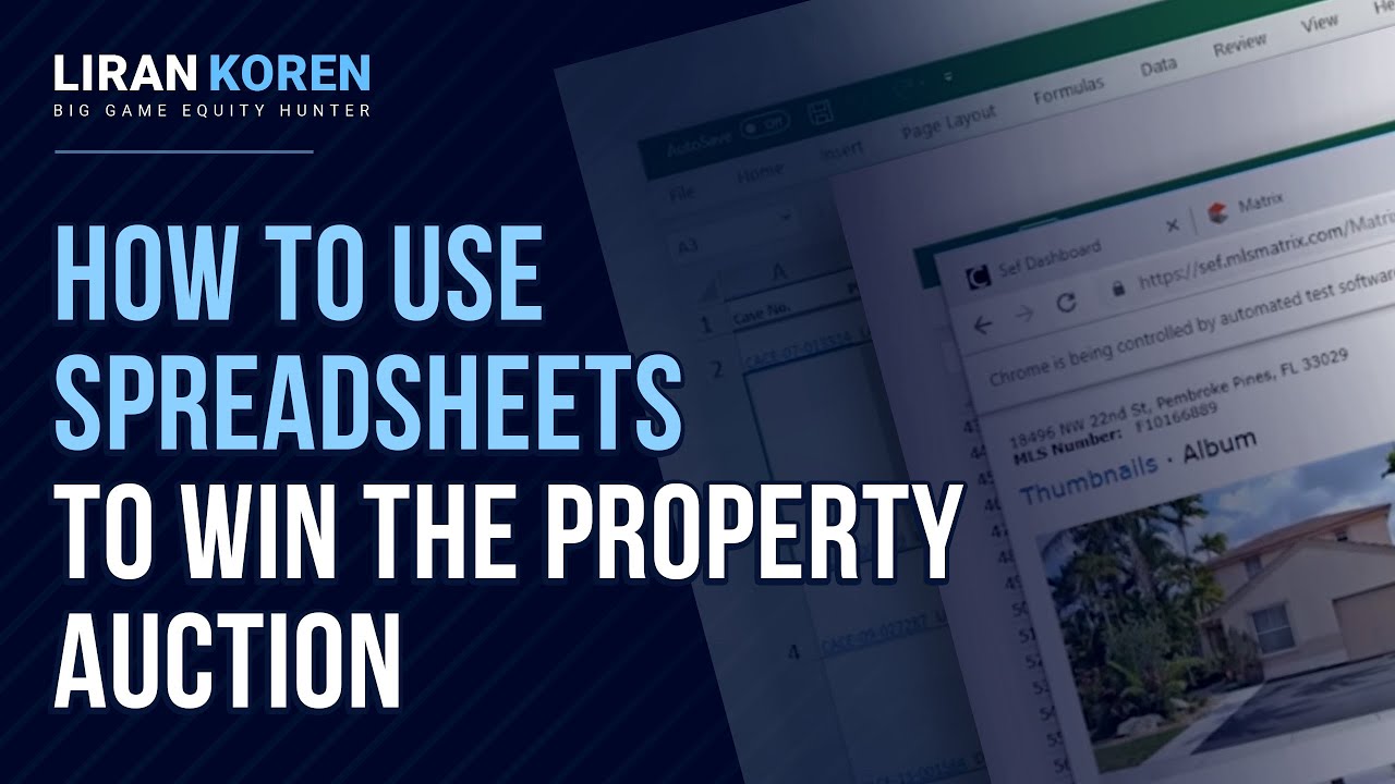 How to Use Spreadsheets to Win the Property Auction [part 2] - YouTube