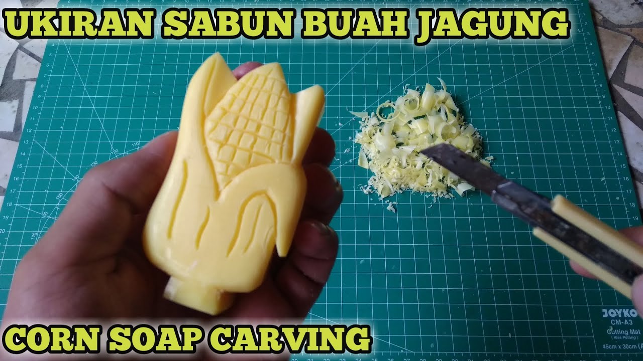 UKIRAN SABUN | Cara Membuat Kerajinan Dari Sabun Bentuk Buah Jagung ...