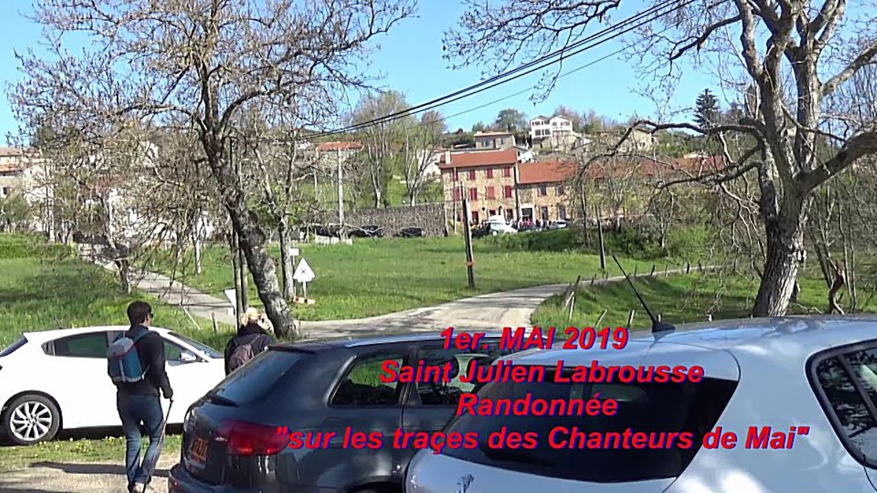 RANDONNÉE du 1er. MAI à St. JULIEN - LABROUSSE ou Belsentes. - YouTube