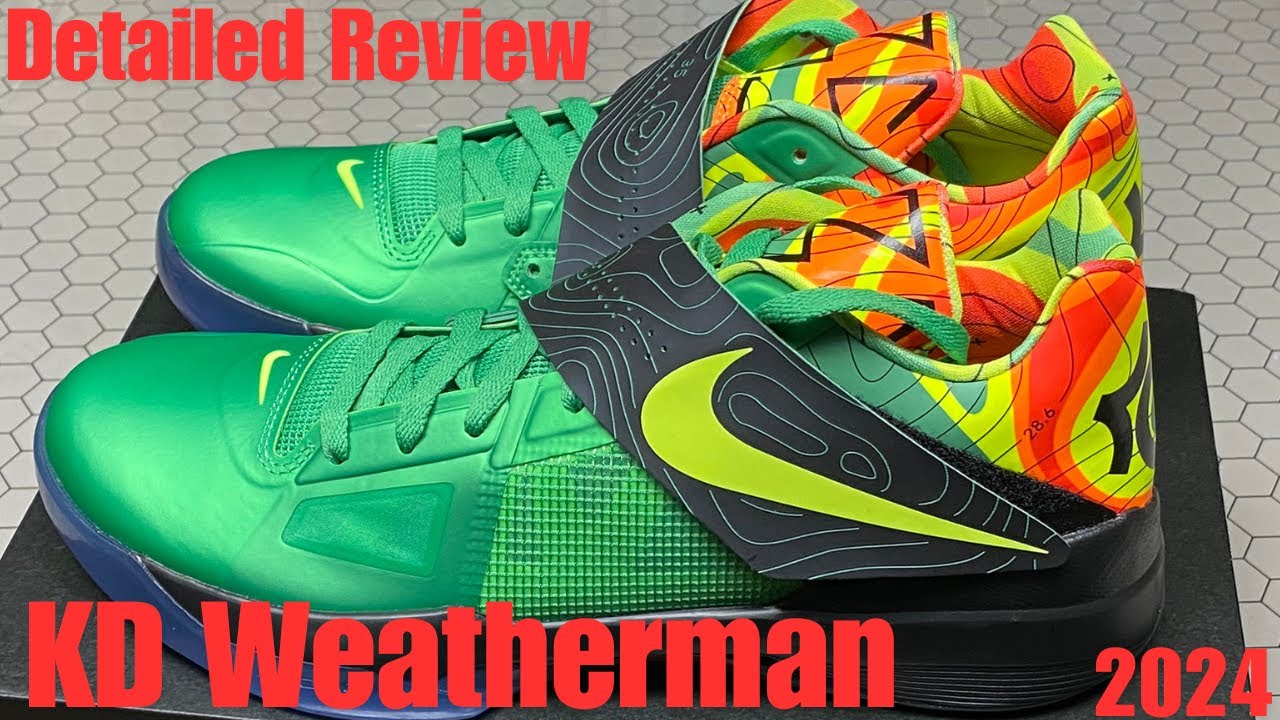Nike KD IV Weatherman 2024 Detailed Review & Unboxing Kevin Durant 4 ...