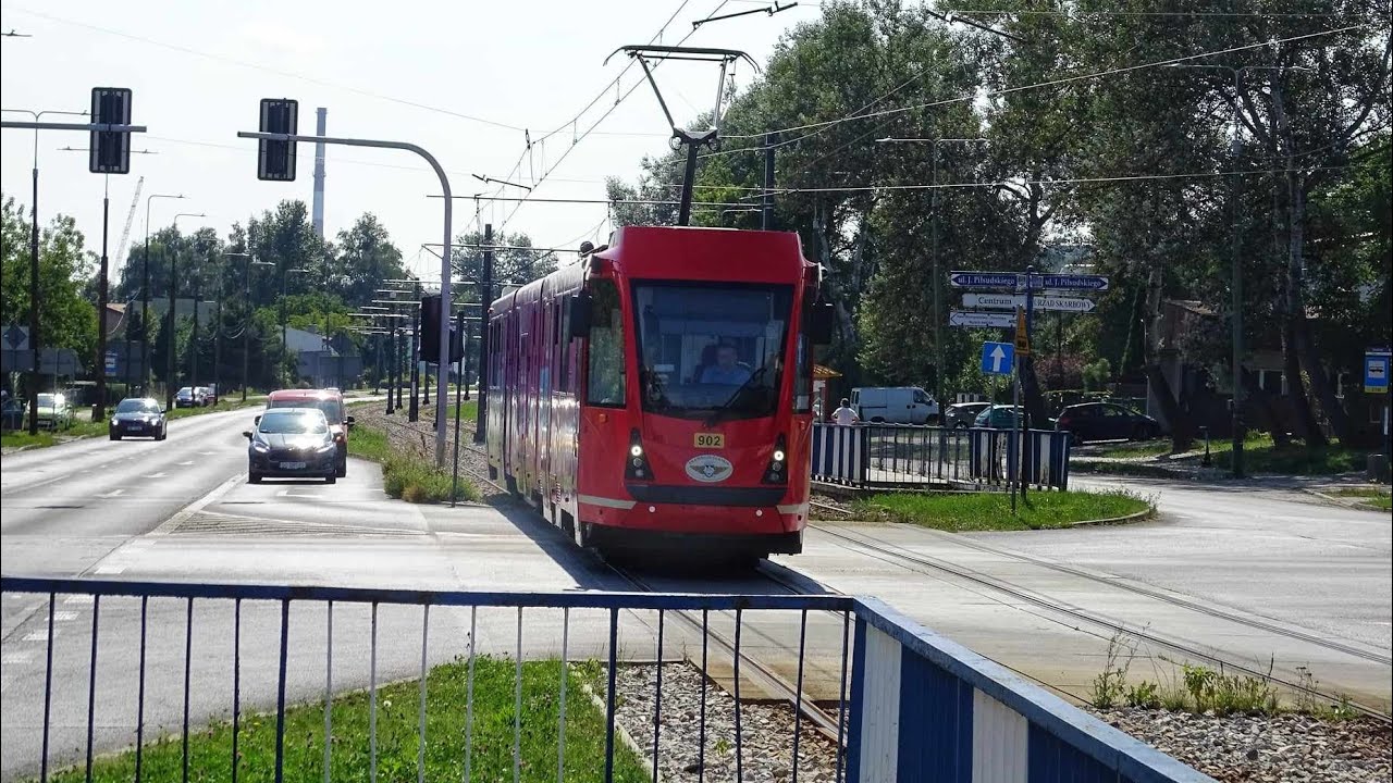 Duewag/TŚ Ptm #902, Tramwaje Śląskie (Przejazd, T21) - YouTube