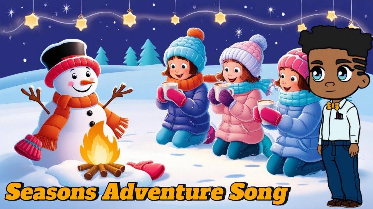 🌸☀️🍂 ️ Seasons Adventure Song | Fun Rhyme About Spring, Summer, Fall ...