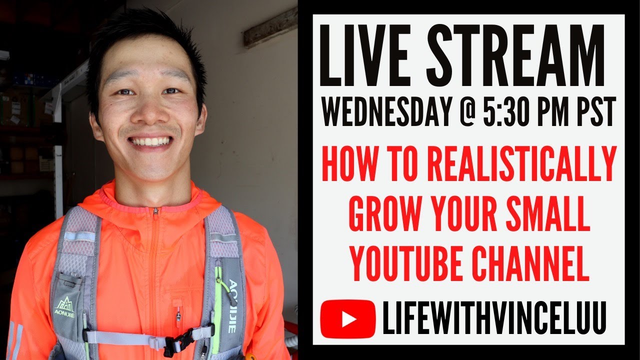 LIVE STREAM: How To Realistically Grow Your Small YouTube Channel - YouTube