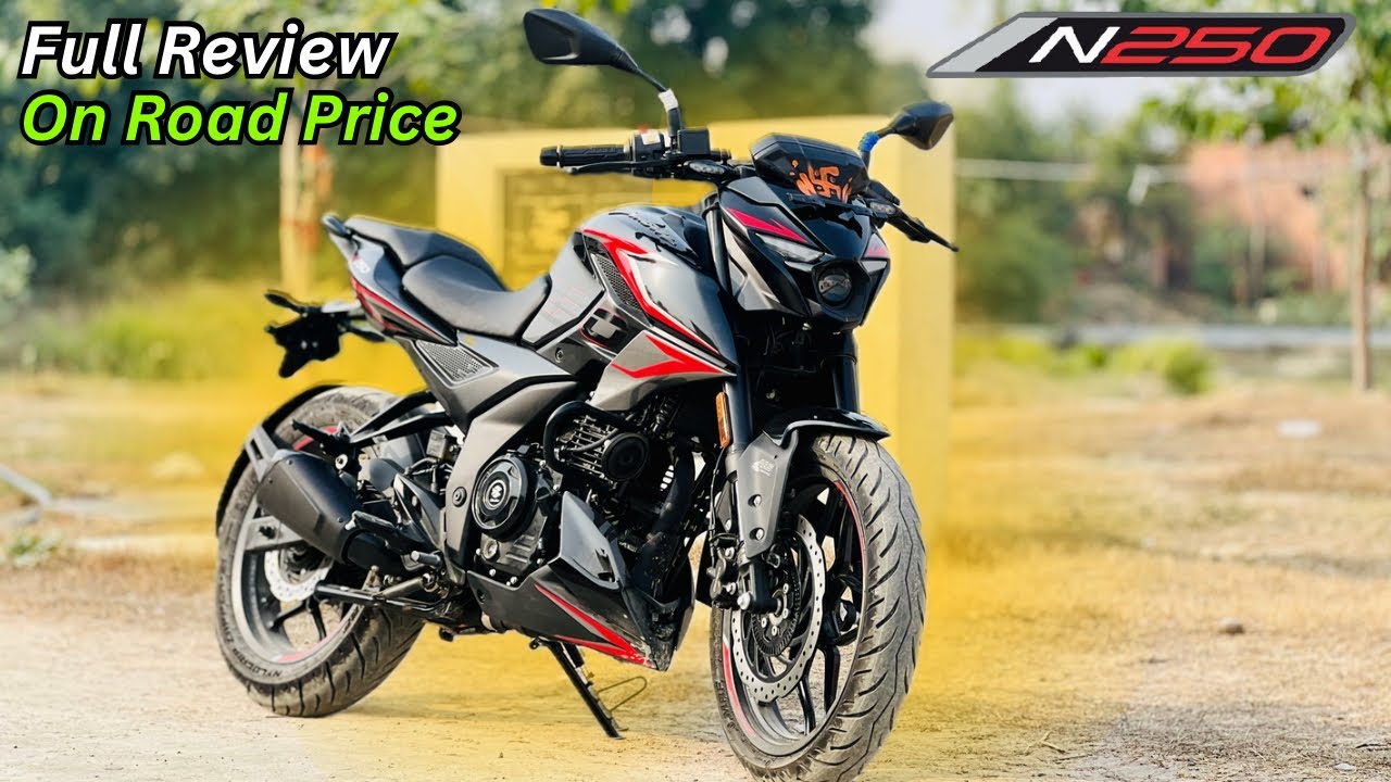 2025 Bajaj Pulsar N250 Brooklyn Black Full Review On Road Price ...
