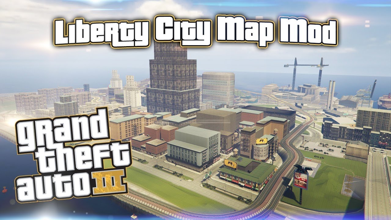 GTA III 3 MAP IN GTA V 5 - YouTube