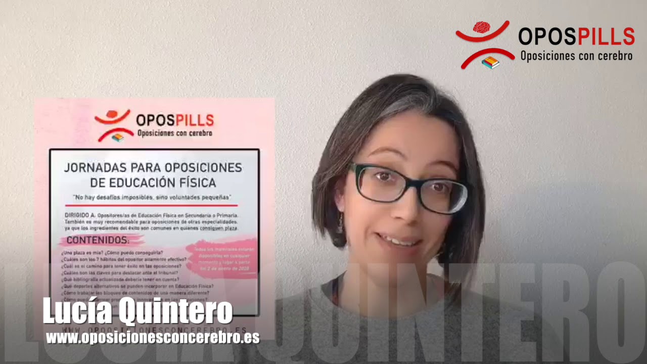 Lucía Quintero anfitriona #oposedufis2020 - YouTube