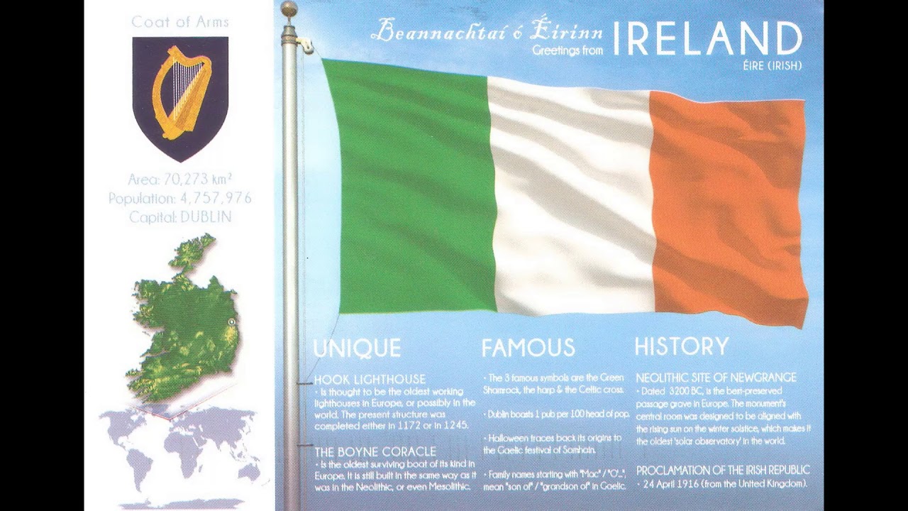 Amhrán na bhFiann - National anthem of Ireland - YouTube