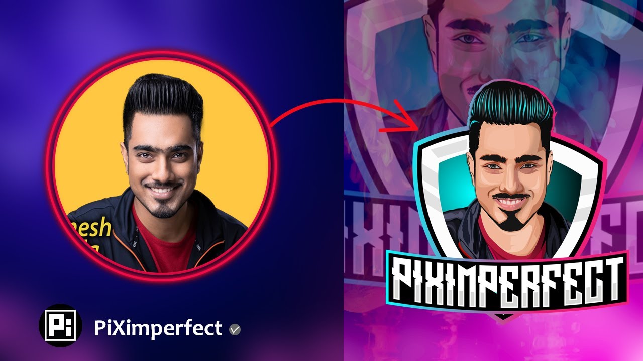 PiXimperfect vector art illustration and photo editing - YouTube