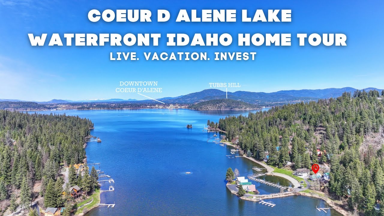 Lakefront Living on Lake Coeur d'Alene | Tour 1078 W Peninsula in Kid ...
