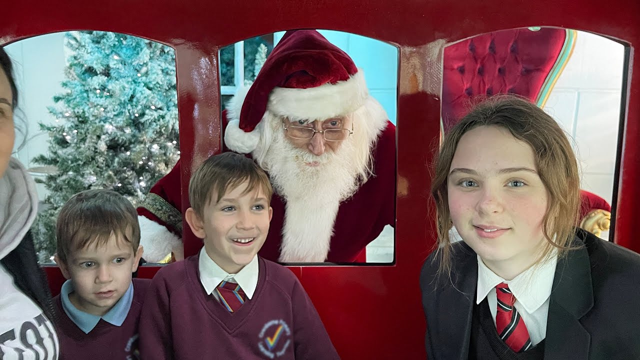 Springtime Nurseries Best Santa Gotta on the train in Enfield with Jude ...
