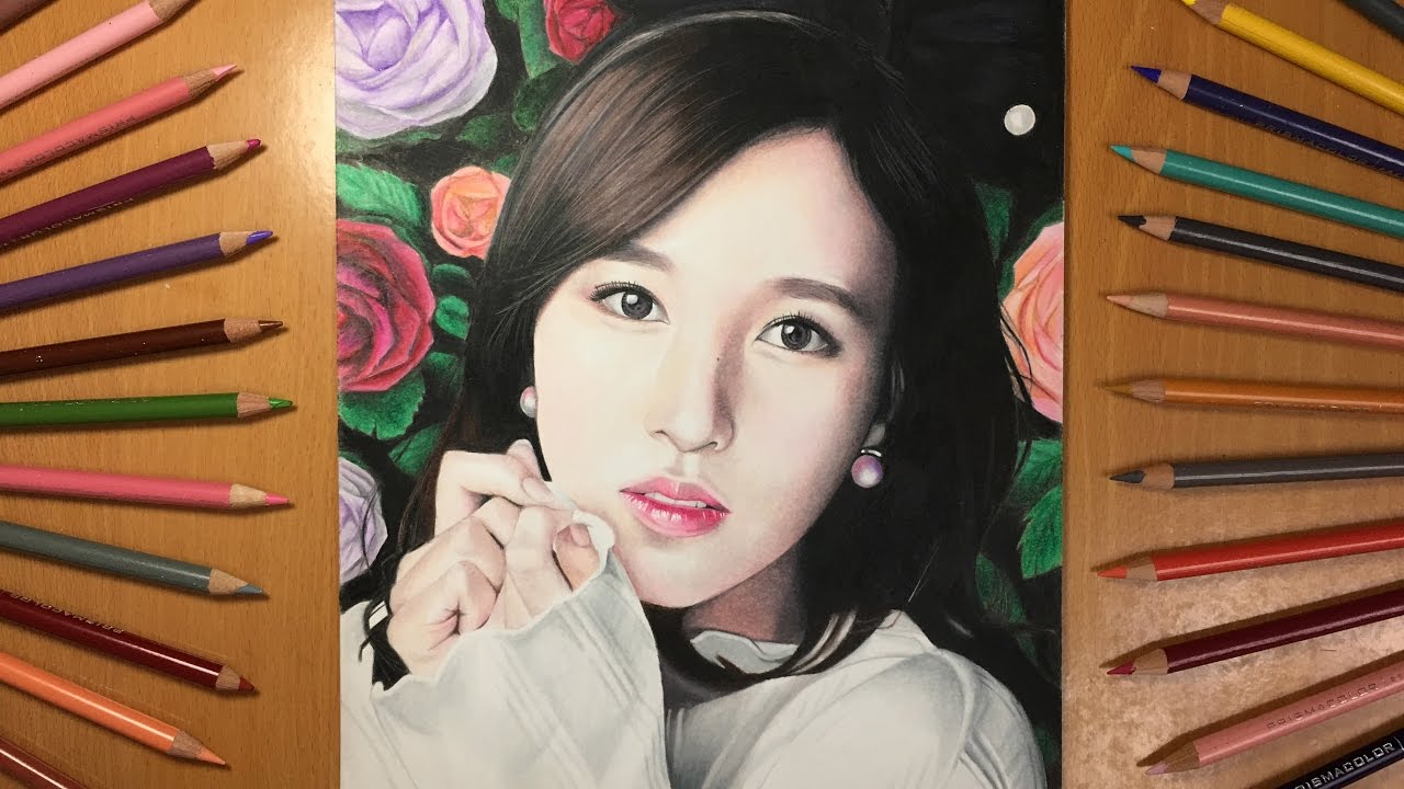 Speed drawing︱Drawing Mina(미나名井南)@TWICE - YouTube