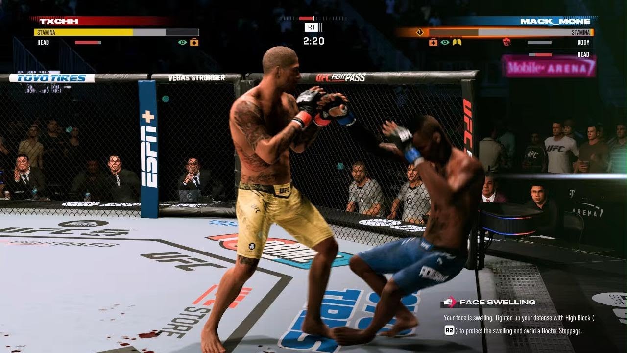 Brutal Knee Elbow Combo Using Alex Pereira - UFC 5 - YouTube