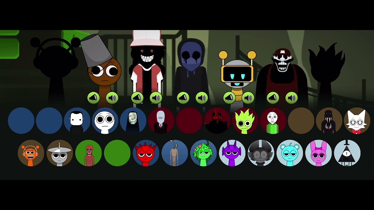 Horror beats phase 4 Incredibox Sprunki | Compilation OC All phases ...