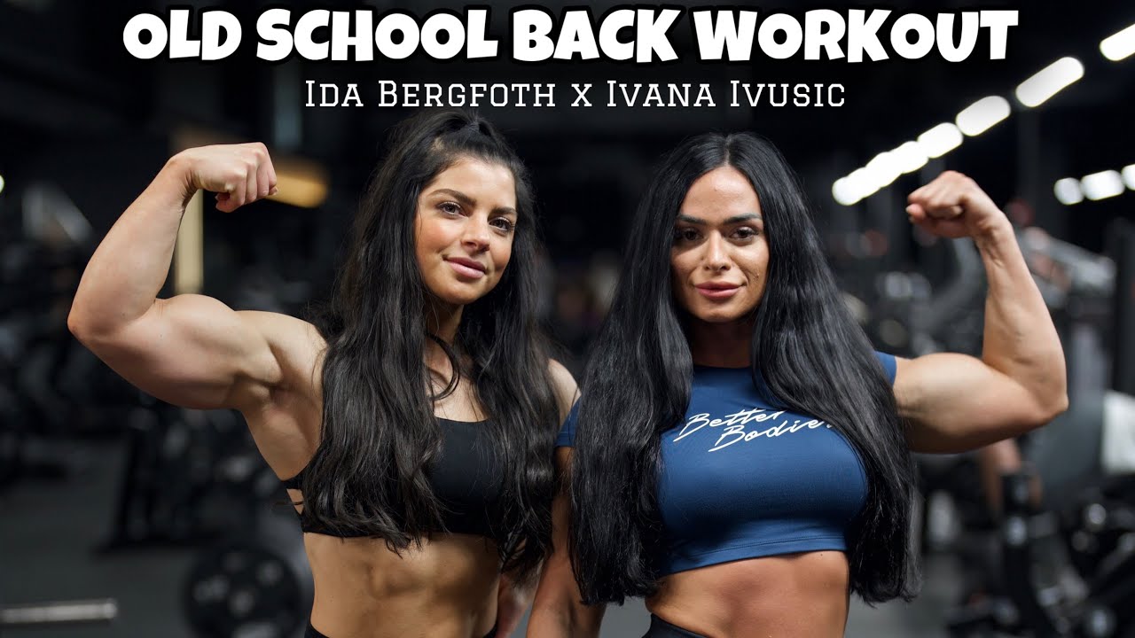 OLD SCHOOL BACK WORKOUT with IFBB PRO Ivana Ivusic - YouTube