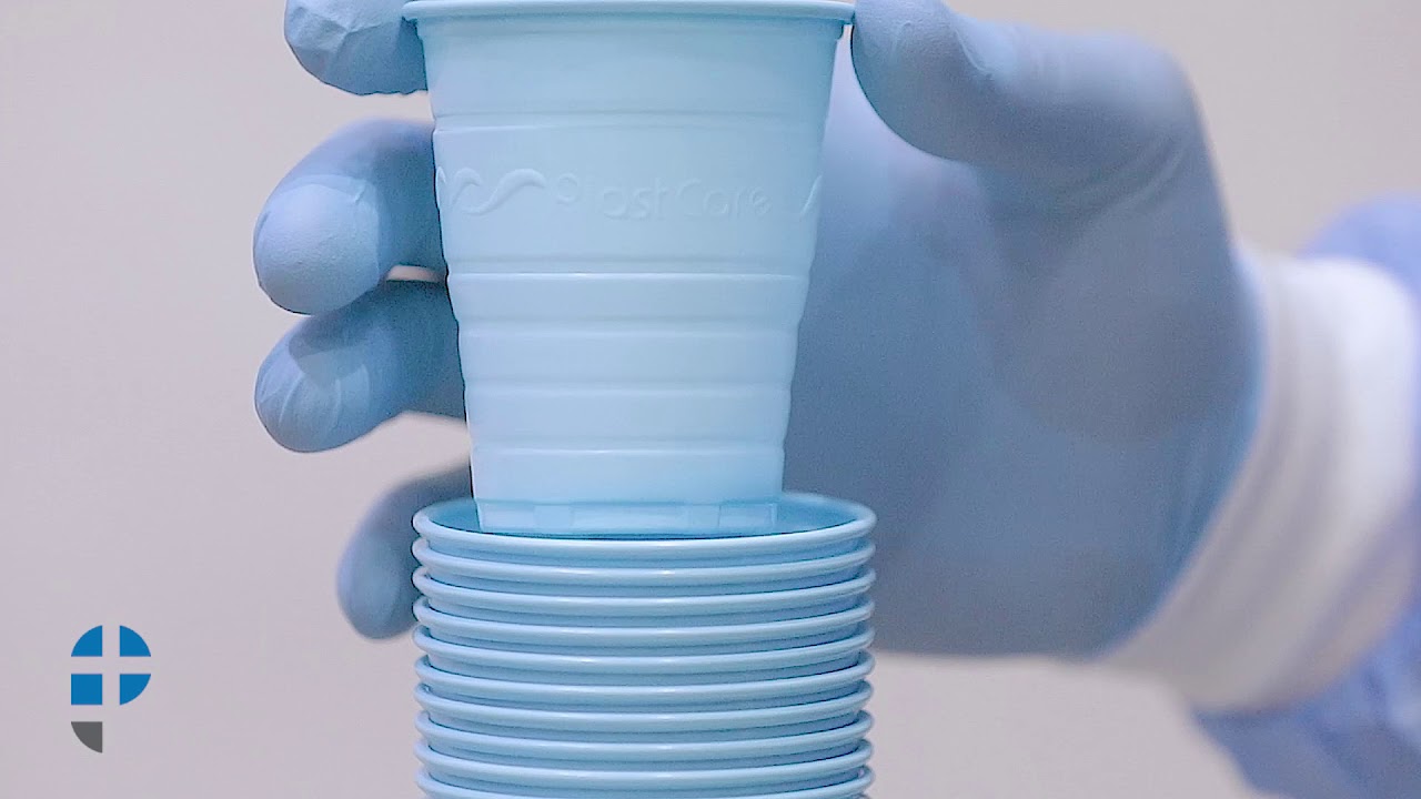 Dental Rinse Cups for Mouthwash by PlastCare USA - YouTube