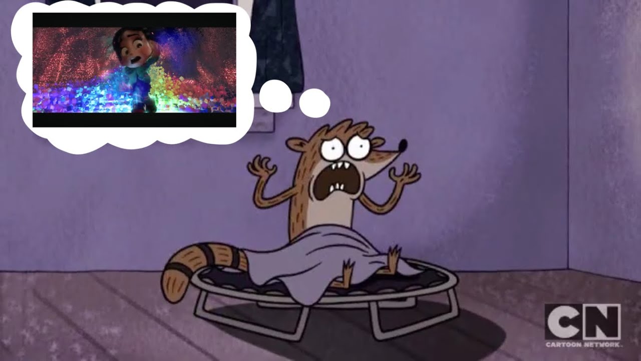 Rigby nightmare about sugar rush getting unplugged with vanellope - YouTube