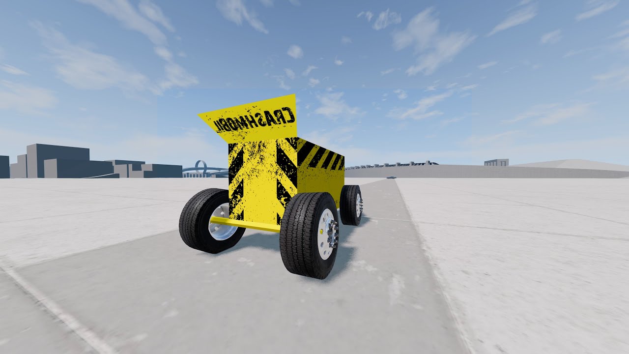 Cars with dummies vs Crashmobile in BeamNG Drive - YouTube